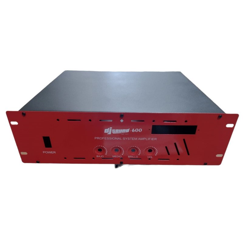 JJ600 CAJA METÁLICA PARA AMPLIFICADOR DE AUDIO