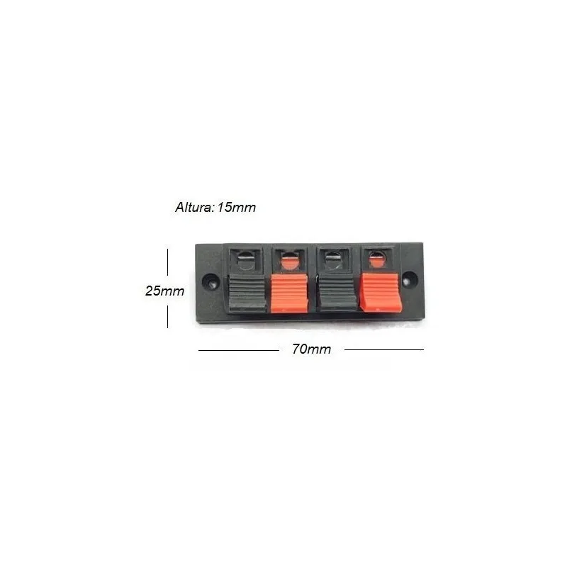 CONECTOR PISA CABLE PARA SALIDA PARLANTE 1x2